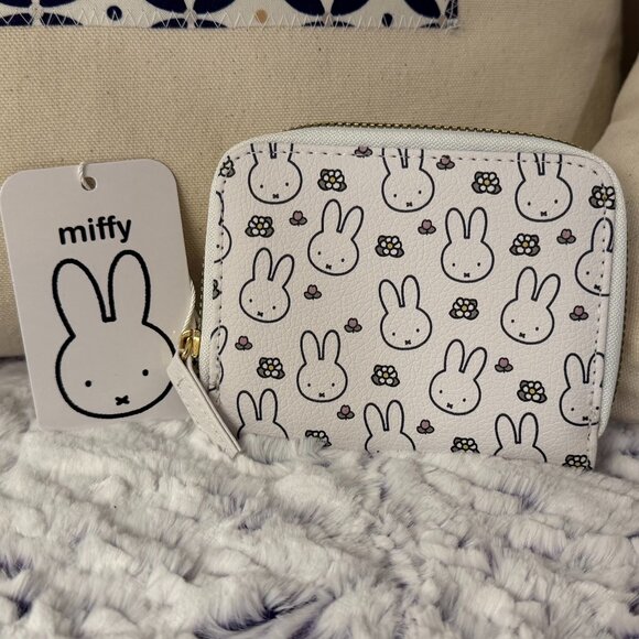 Primark | Bags | Primark White Miffy Zipup Wallet | Poshmark